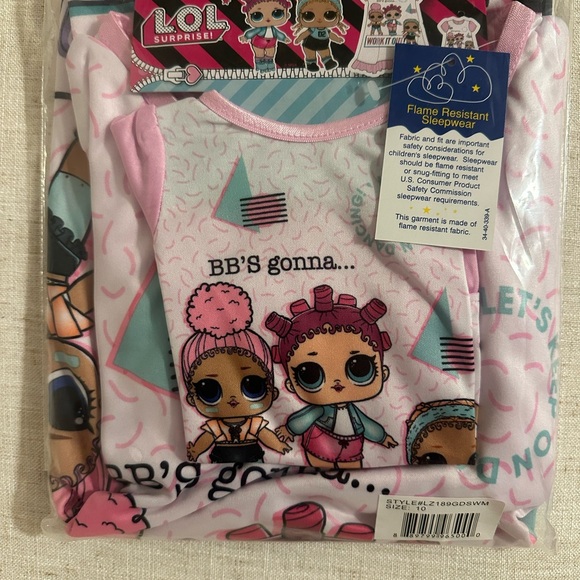 L.O.L. Surprise! | Pajamas | Lol Surprise Pink And White Nightgown ...